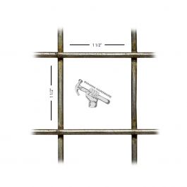 1 1/2" X 1 1/2" GI WELDED MESH 1 FOOT REBCO