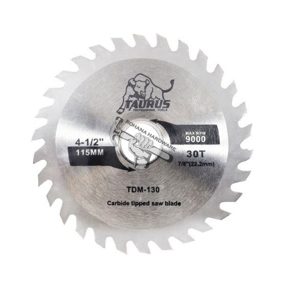 4 1/2" WOOD CUTTING WHEEL RHP