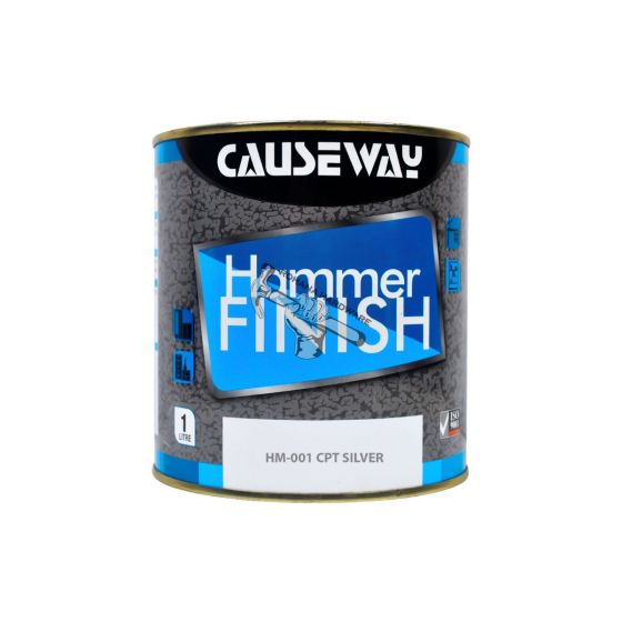 CAUSEWAY HAMMER FINISH SILVER HM001 1L